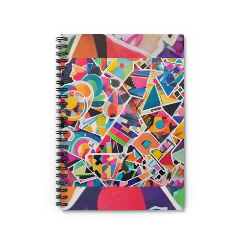 Retro 80s style Spiral Notebook - Ruled Line | eBay