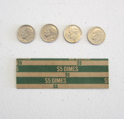 1000 DIME COIN WRAPPERS PAPER COIN WRAPPER FOR DIMES MADE IN USA | eBay