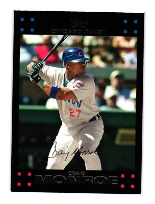 2007 Topps Updates & Highlights #UH314 Craig Monroe Chicago Cubs | eBay