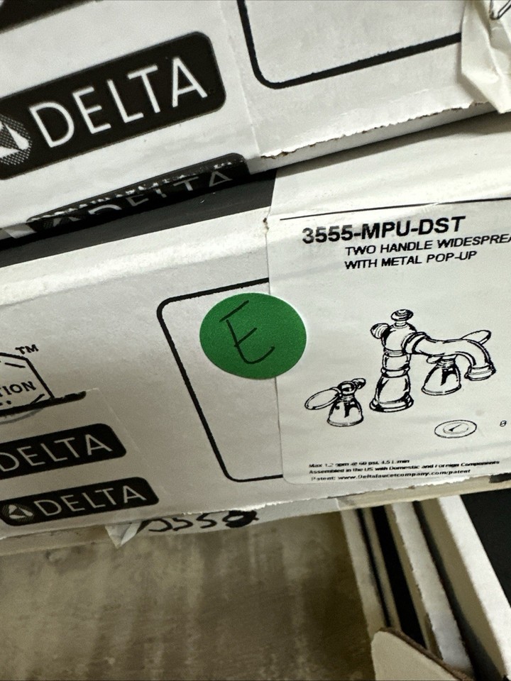 Delta 3555-MPU-DST-Victorian 8" Widespread Lavatory Faucet | eBay