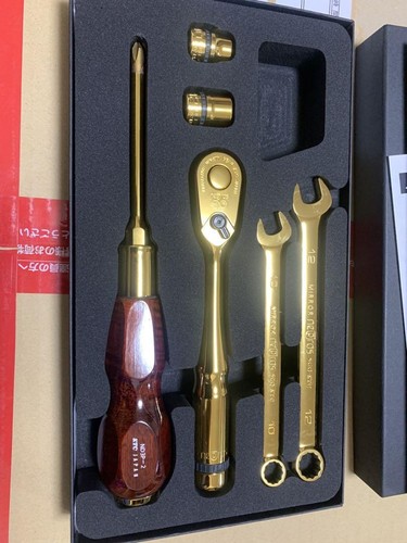 KTC Nepros Ratchet ScrewDriver Wrench Socket Set No.NTX306GL IP Gold Unused | eBay