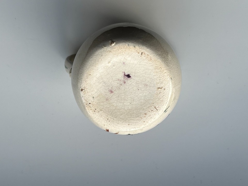 Antique Llanelly Pottery cabaret jug painted with wild roses by ...