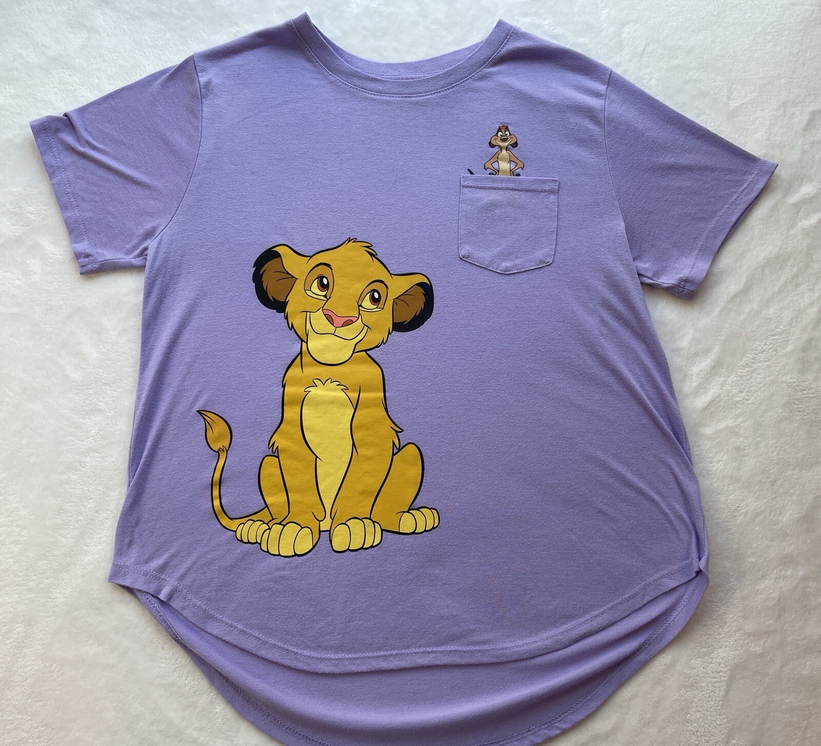Purple Lion King Simba And Timon Shirt Preowned Size … - Gem