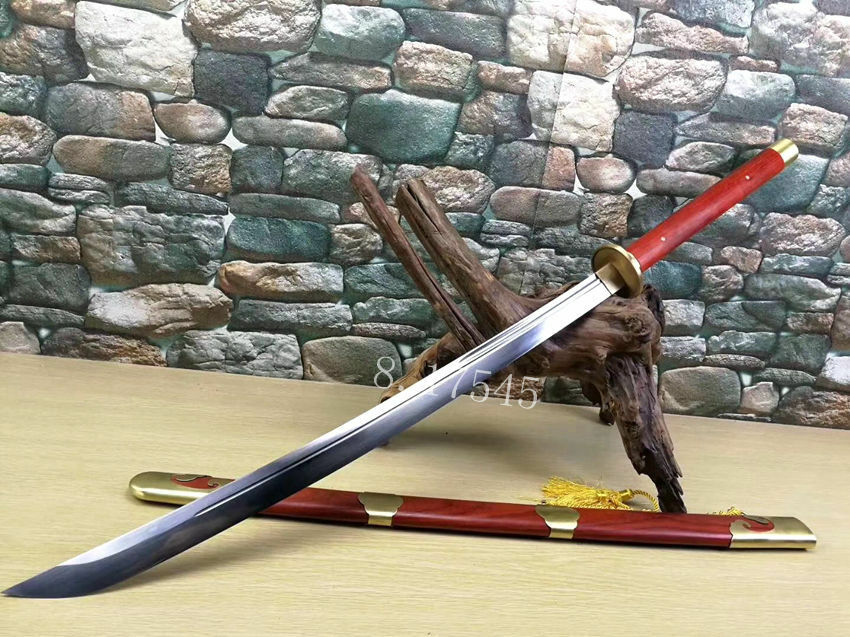Chinese KungFu Fighting Broadsword Sword Sabre 1095 Carbon Steel Sharp ...