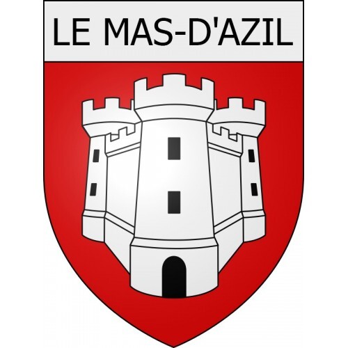 Le Mas-d'Azil 09 ville Stickers blason autocollant adhésif | eBay