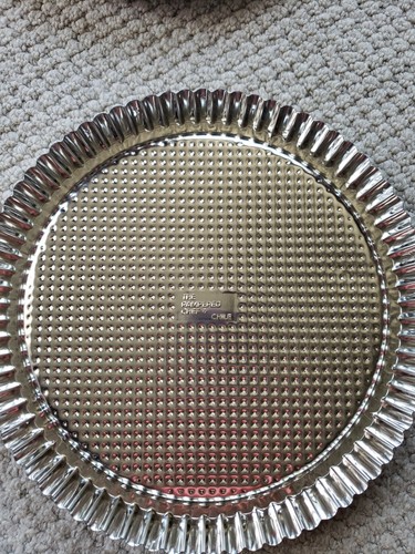 Pamper Chef Set 2 Metal Flan 10” New. Includes Recipe And Instruction ...