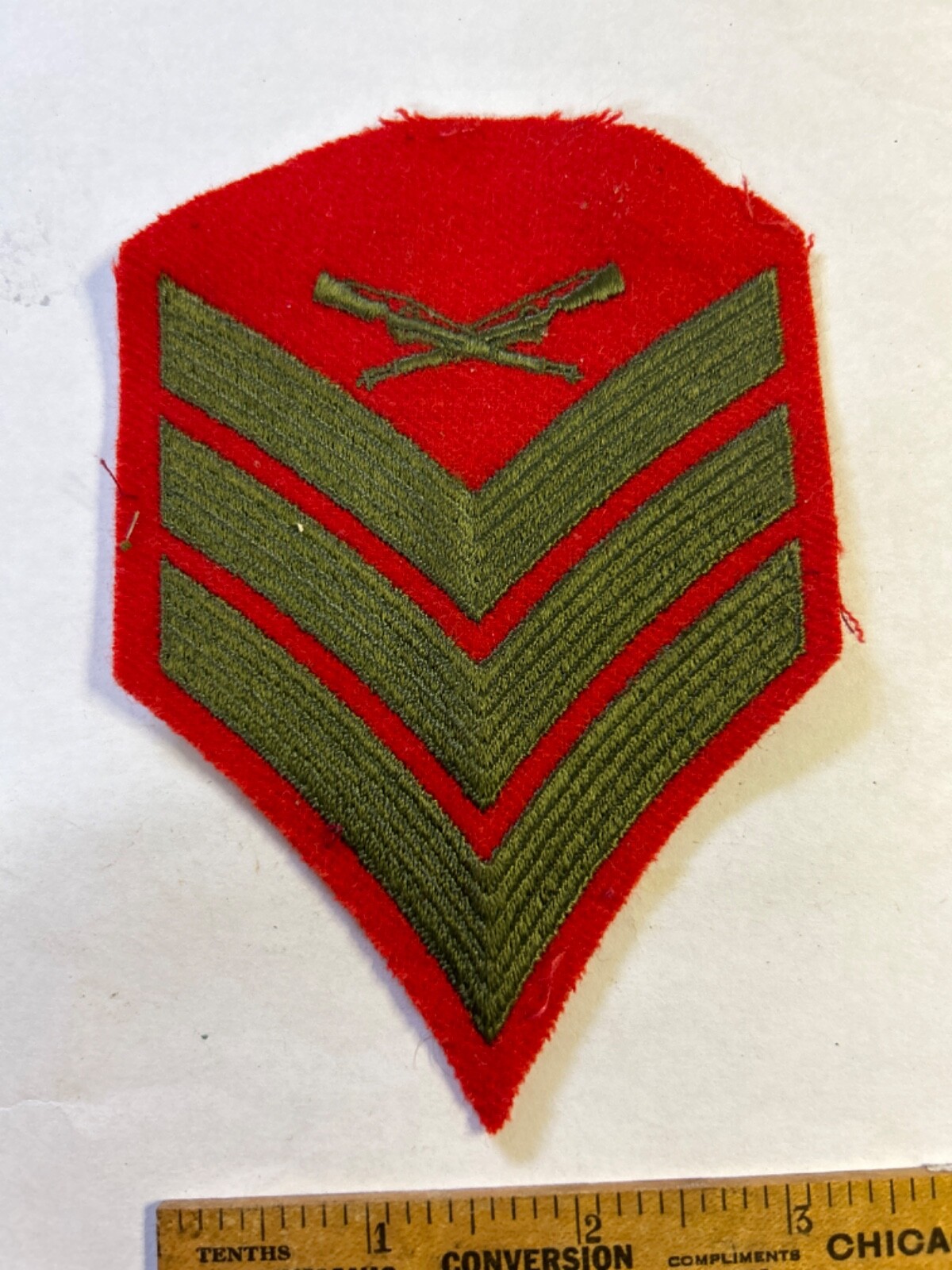 Vintage Felt US Military Patch with Crossed Rifles | eBay