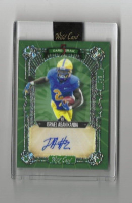 2023 Wild Card 5 Card Draw ISRAEL ABANIKANDA Rookie Auto RC SSP 3/3 | eBay