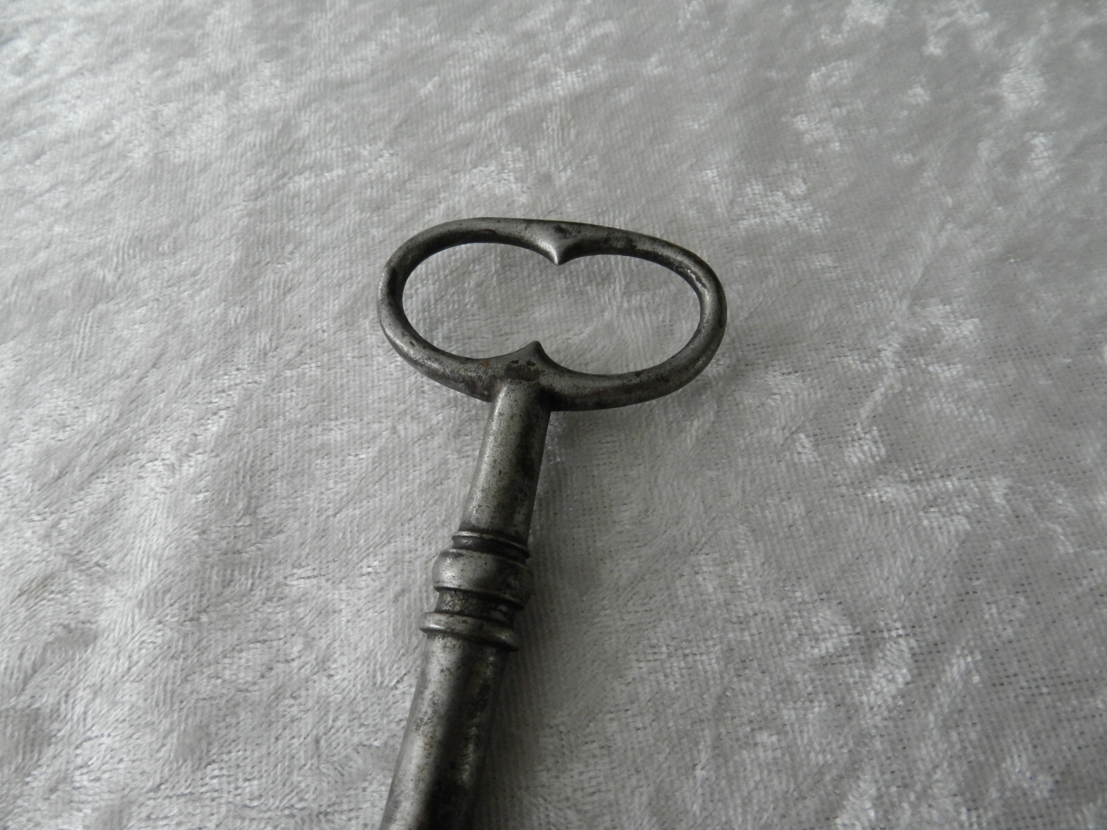 Ancienne grosse clé clef fer forgé 18/19 ème Château / Eglise ? 13 cm ...