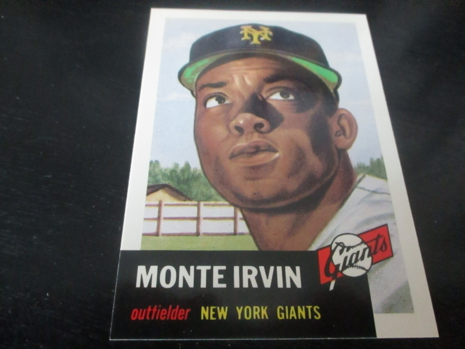 monte irvin (new york giants - of) 1953 TOPPS ARCHIVES reprint card #62 ...