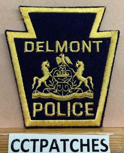 DELMONT, PENNSYLVANIA POLICE (KEYSTONE) FELT SHOULDER PATCH PA | eBay