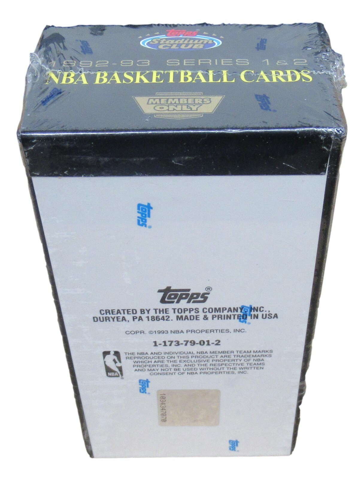 1992-93 Topps Stadium Club NBA Basketball Members Only Sealed Set w ...