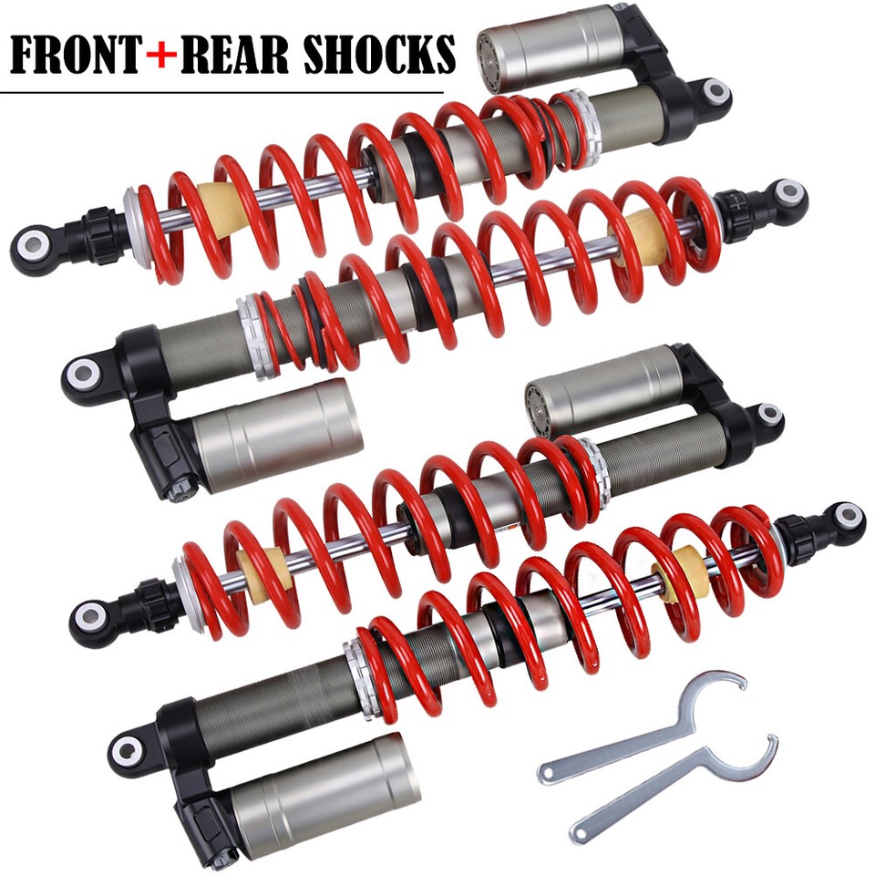 STAGE 4 PERFORMANCE ADJUSTABLE FRONT REAR SHOCKS ABSORBERS FOR POLARIS ...