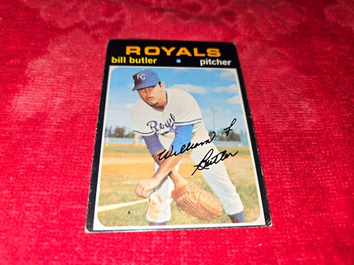 1971 TOPPS BASEBALL HIGH NUMBER CARD #681 BILL BUTLER ROYALS EX | eBay