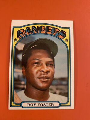 1972 Topps Baseball Card #329 Roy Foster – Texas Rangers EX+ | eBay