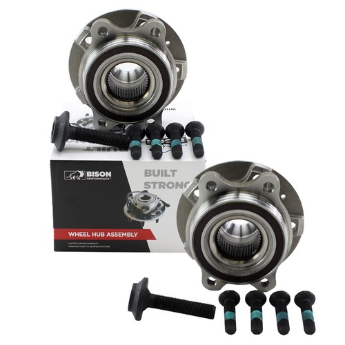 Bison Performance 2pc Set Front Rear Wheel Bearing Hub Assembly For A4 A5 A6 A7 | eBay