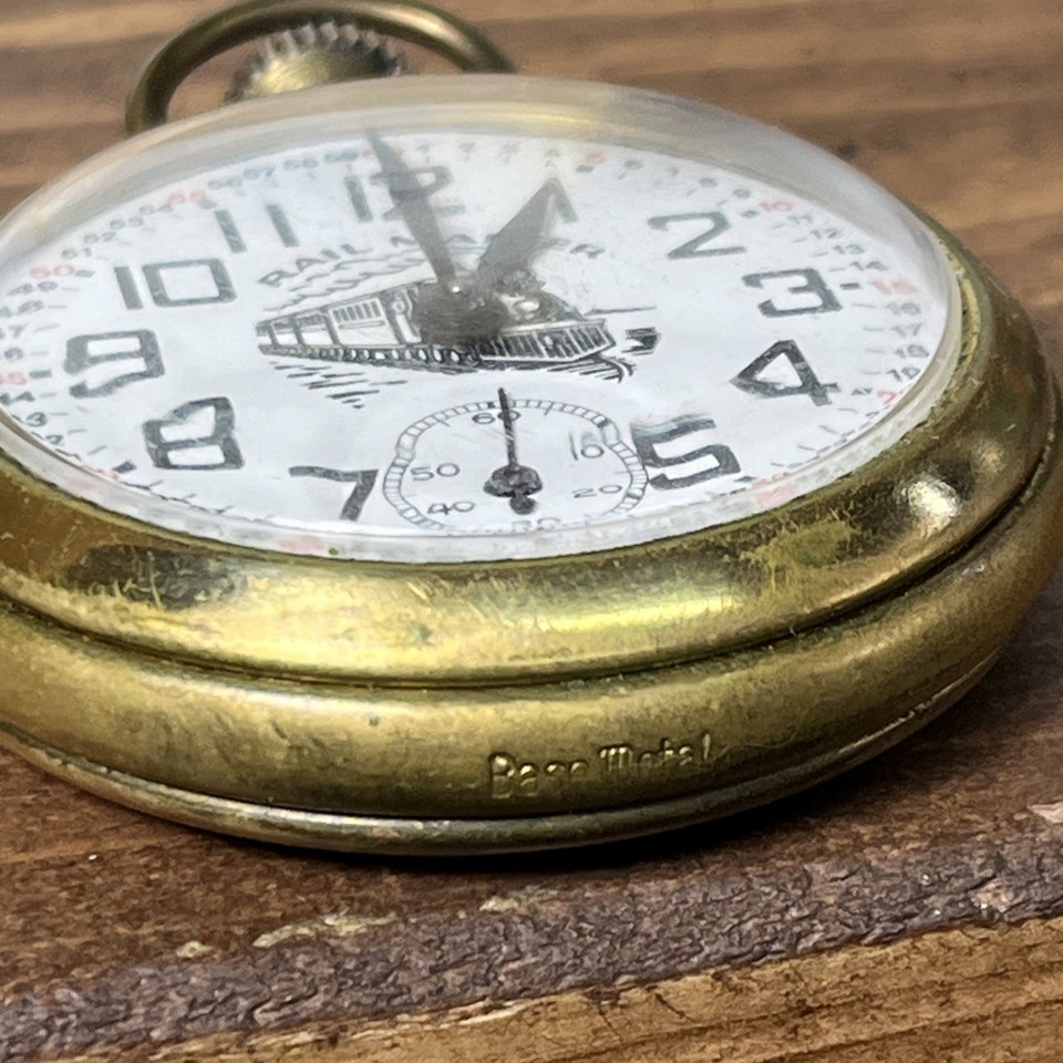 Smith Rail Master, Made in Great Britain Mechanical Wind Up Pocket ...