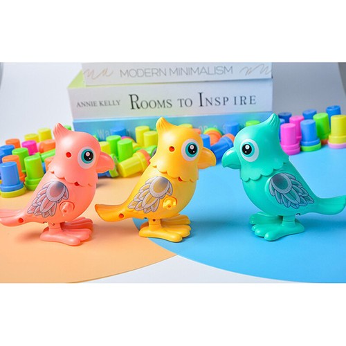 1pcs Children's Clockwork Toy Parrot Wind Up Toys Fun Gifts Kids ...