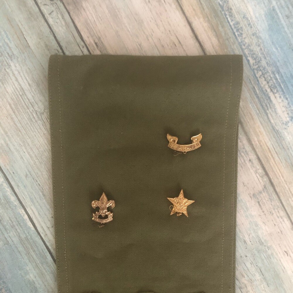 Vintage Boy Scout Sash Identification Strip with 21 M… - Gem