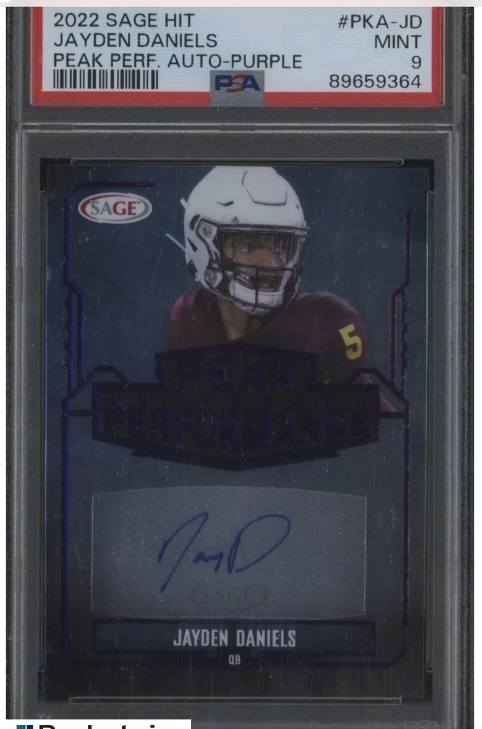 2022 SAGE Low Series - Peak Performance Autographs Purple #PKA-JD ...