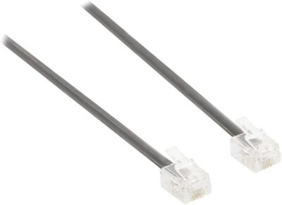 10m ADSL 2+ High Speed Broadband Modem Cable RJ11 to RJ11 BLACK | eBay UK