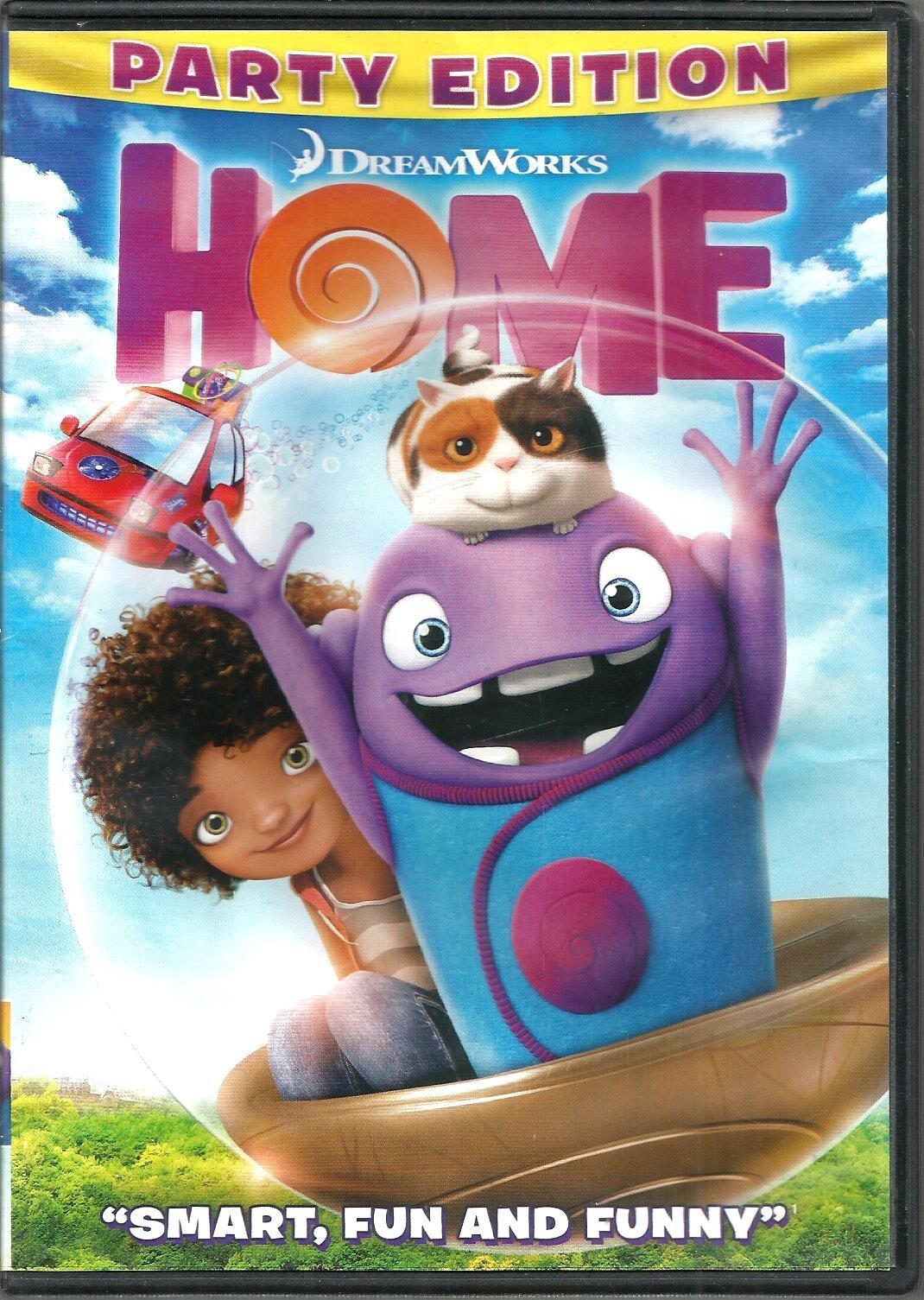 Home 2015 DVD Steve Martin Jim Parsons Rihanna Jennifer Lopez Adventure ...