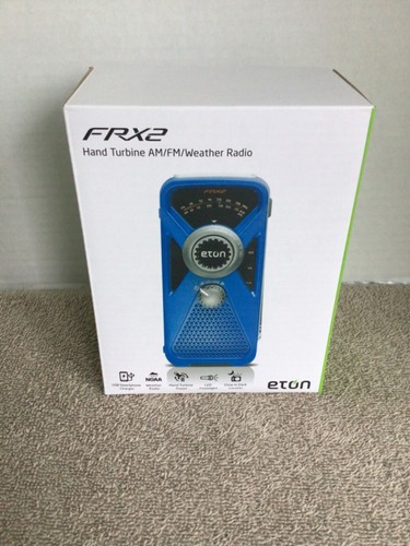 Eton FRX2 Hand Turbine AM/FM Weather Radio With USB Smartphone Charger ...