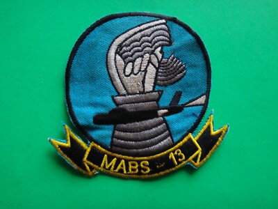 USMC Marine Air Base Squadron MABS-13 Patch From Vietnam War Era | eBay