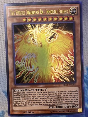 The Winged Dragon of Ra - Immortal Phoenix MIL1-EN001 1st Edition Ultra ...