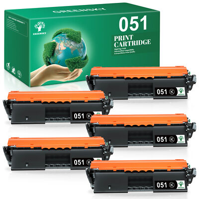 5x Toner Compatible for Canon 051 ImageCLASS LBP162dw MF263dn MF267dw ...