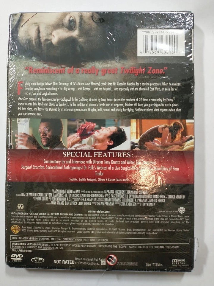 Sublime (DVD, 2007, Raw Feed Series Unrated) 12569838161 | eBay