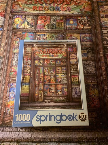 Springbok Jigsaw Puzzle 1000 Piece Complete - Groovy Records | eBay