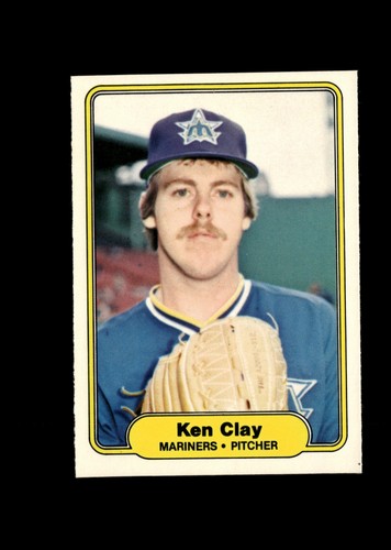 Ken Clay - 1982 Fleer Baseball #508 - Seattle Mariners + Fast Free Ship | eBay