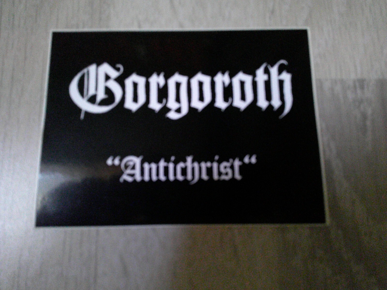 Gorgoroth - Antichrist, Original Aufkleber for Promo CD Malicious ...