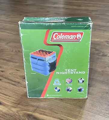 Coleman Inflatable Camping Tent Nightstand Table Checkers Cooler Trash ...