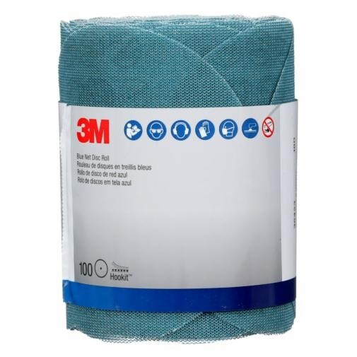 3M™ Blue Net Disc Roll 36423, 180, 6 in, 100 Discs/Roll | eBay