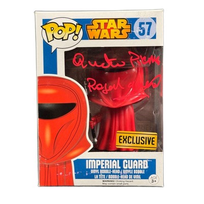 QUENTIN PIERRE SIGNED FUNKO POP Imperial Guard #57 AUTOGRAPHED BAS COA ...