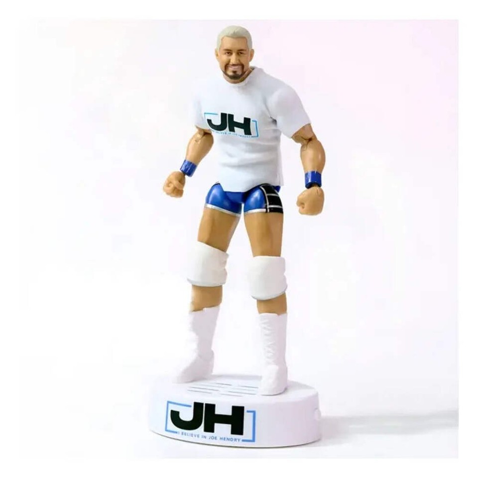 Joe Hendry White Knee Pad Wwe Tna Rsc Unsactioned Elite Figure | eBay ...
