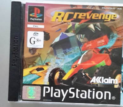 Sony PlayStation 1 RC Revenge PS1 RC Revenge Game 2000 PAL Complete ...