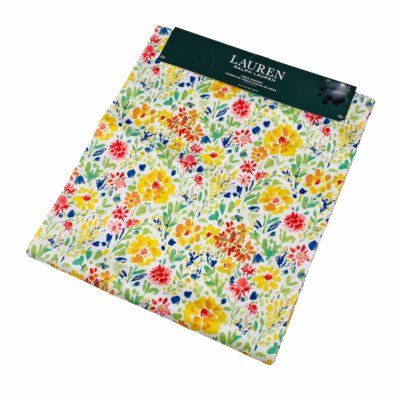 Ralph Lauren Caroline Floral Yellow 72"L Table Runner | eBay