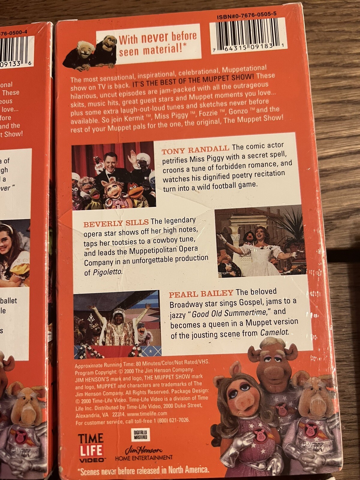 Best Of The Muppet Show Set Of 6 VHS Sealed and 1 open Time Life Video ...