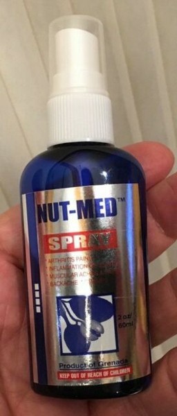 1 Bottles of Nut-med Nutmed Pain Relief Spray No More Aches & Pains 100 ...