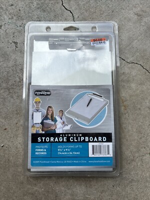Smooth Aluminum Clipboard - Storage Compartments Small Heavy Duty Clip ...