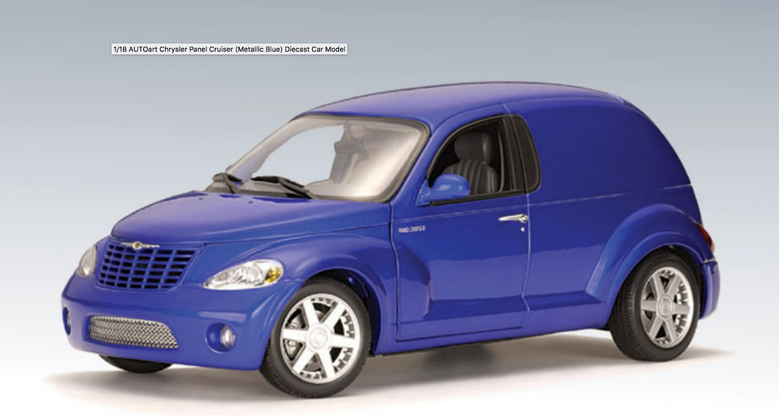 AUTOart 1/18 scale Chrysler PT Panel Cruiser Blue high quality diecast ...