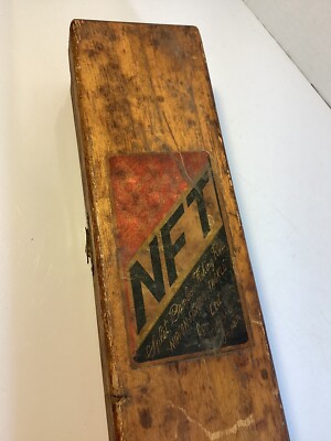 Vintage NFT Bamboo Fishing Rod Wood Box Only Nippon Tokyo Japan | eBay