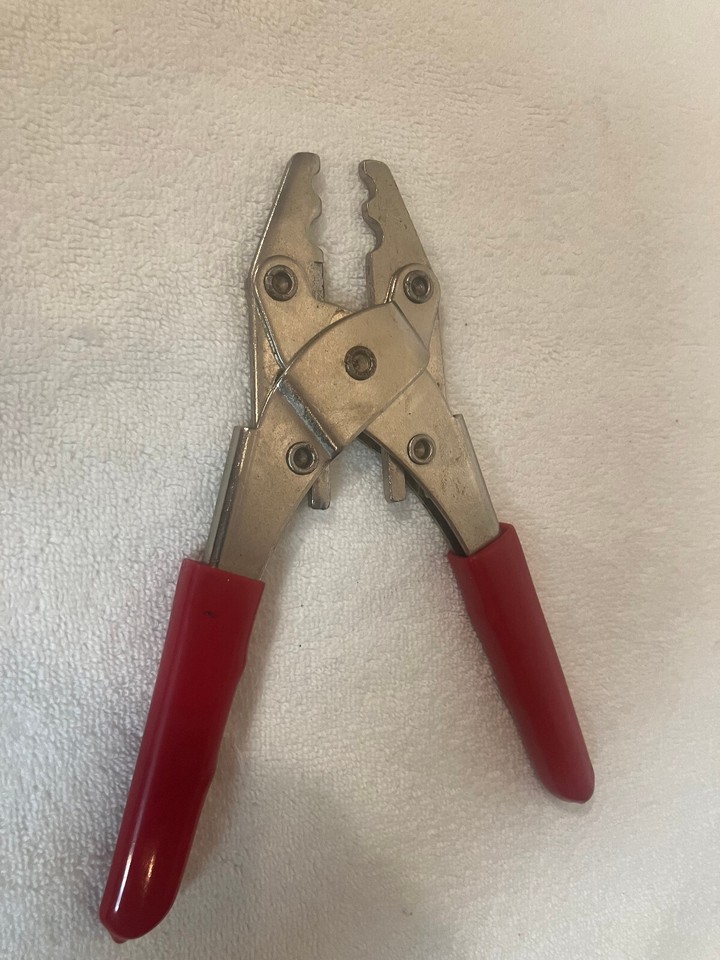 Vintage Wire Cutter / Crimping Pliers Coated Handles Electrician Tools ...