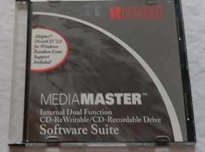 RICOH Media Master CD-Rewritable Recordable MP-6200S Drive Software ...