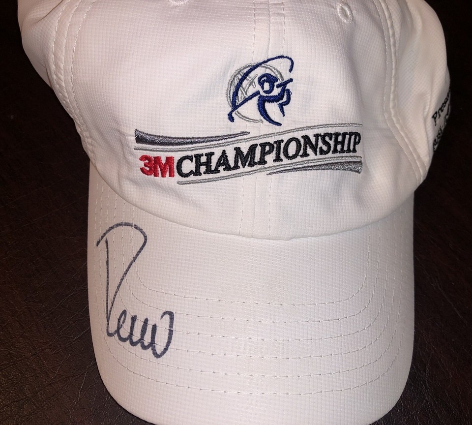 Rocco Mediate (Hand Signed) 3M Championship Golf Hat - PGA Professional ...