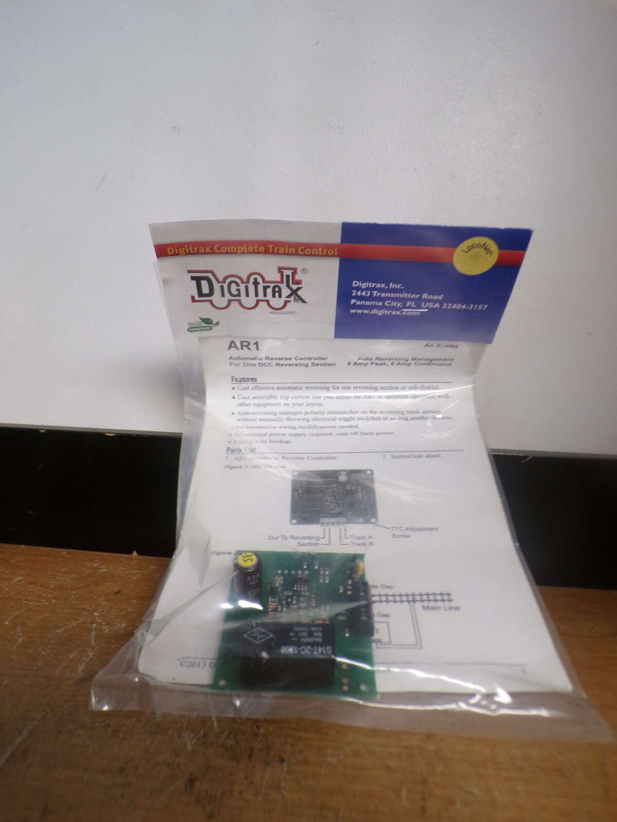 NEW Digitrax 2019 Ar1 DCC Auto Reversing Controller 781624384980 | eBay