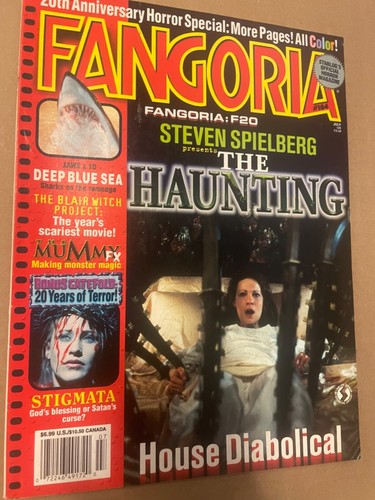 FANGORIA magazine 1999 Steven Spielberg The Haunting Mummy Stigmata ...